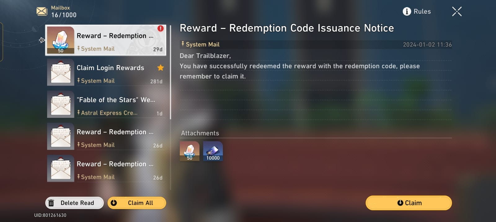 Kode Redeem Honkai Star Rail (HSR) Terbaru 2 Januari 2024! | SPIN