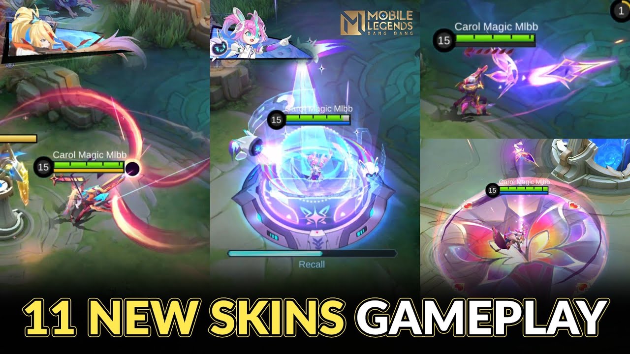 Gameplay 11 Skin Baru Mobile Legends, Lesley Aspirants, DLL | SPIN