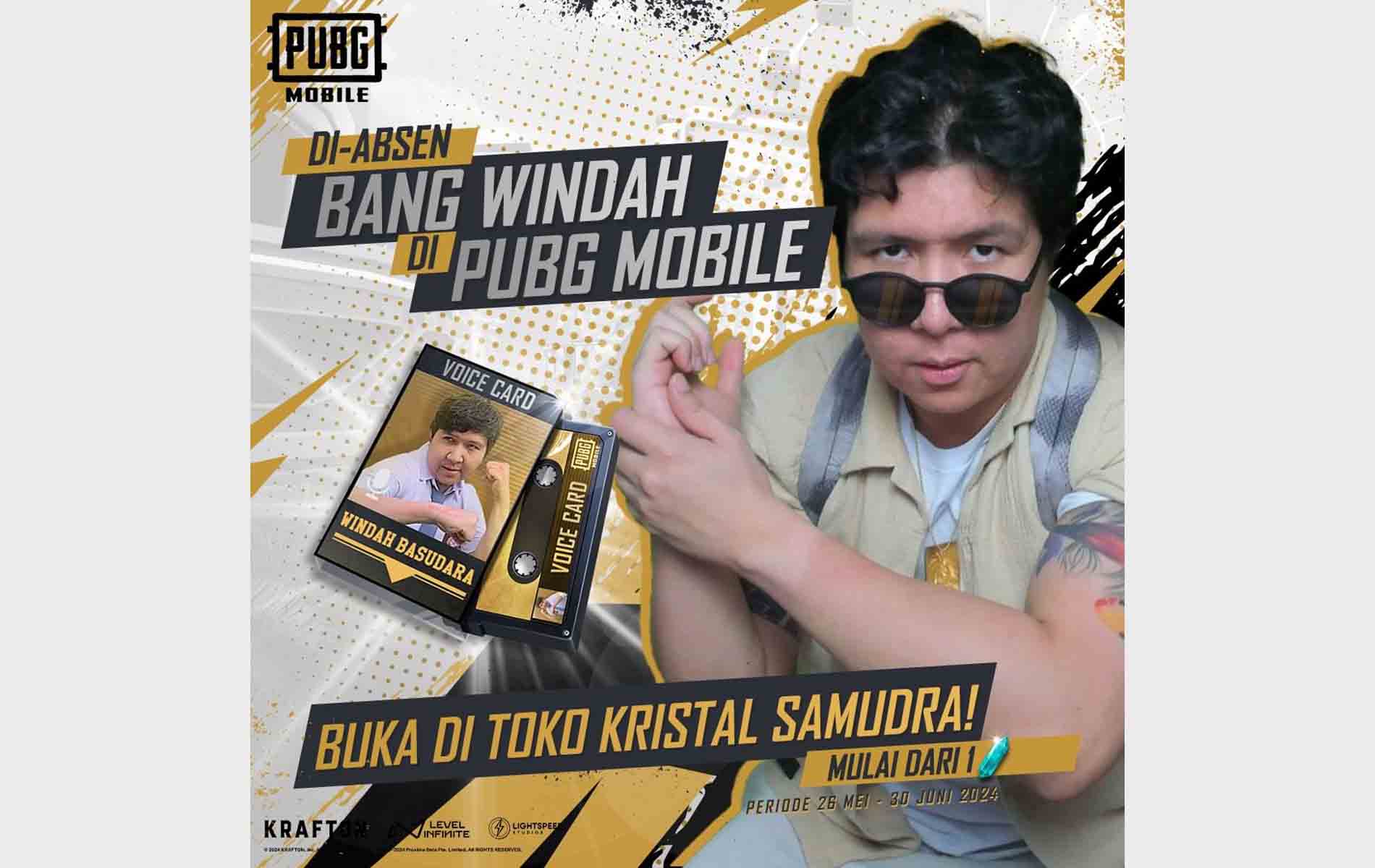 PUBG MOBILE Kolaborasi Bareng Windah Basudara untuk Bikin In-Game Voice ...