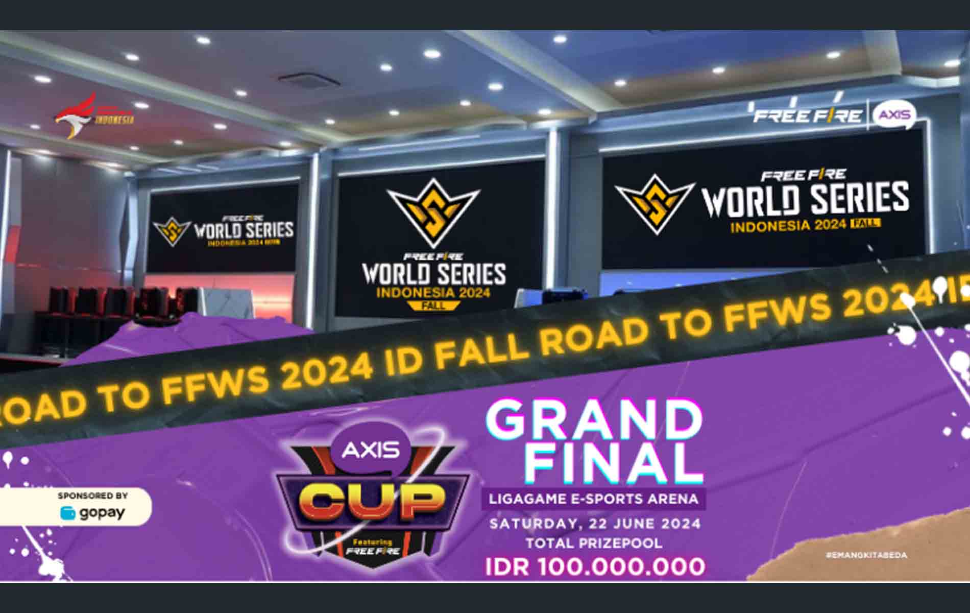 AXIS CUP Free Fire Season 5! Perebutkan Hadiah 100 Juta Serta Tiket FFWS Fall 2024!