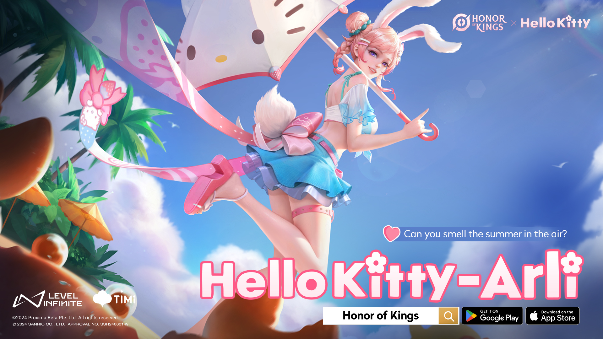 Kolaborasi Honor of Kings x Hello Kitty Resmi Hadirkan Skin Eksklusif Terbaru Gratis!