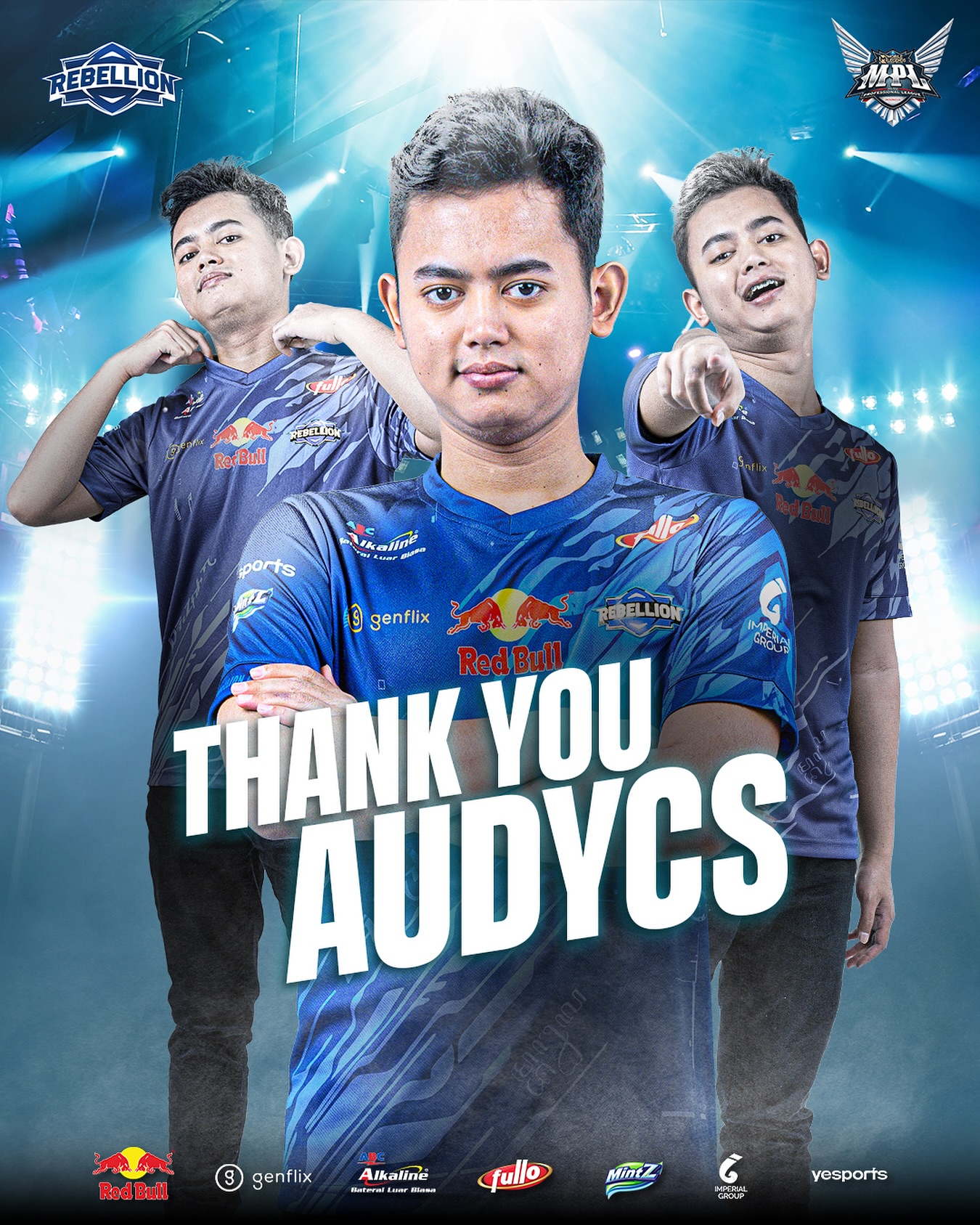 Audy Resmi Berpisah Dengan Rebellion Esports, Kemana Dia Selanjutnya?