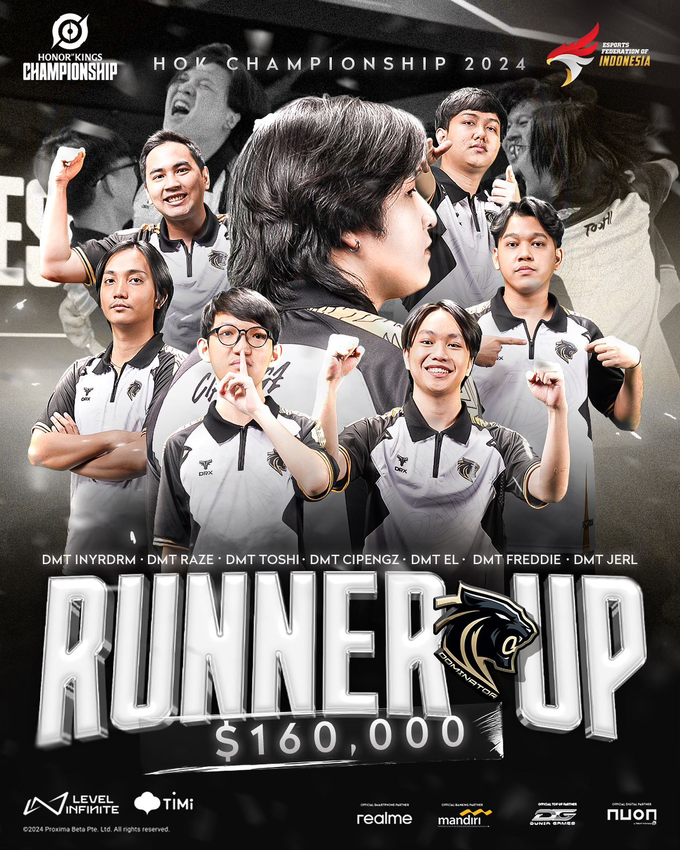 Dibantai Black Shrew Esport, Dominator Esports Jadi Runner Up Kejuaraan ...