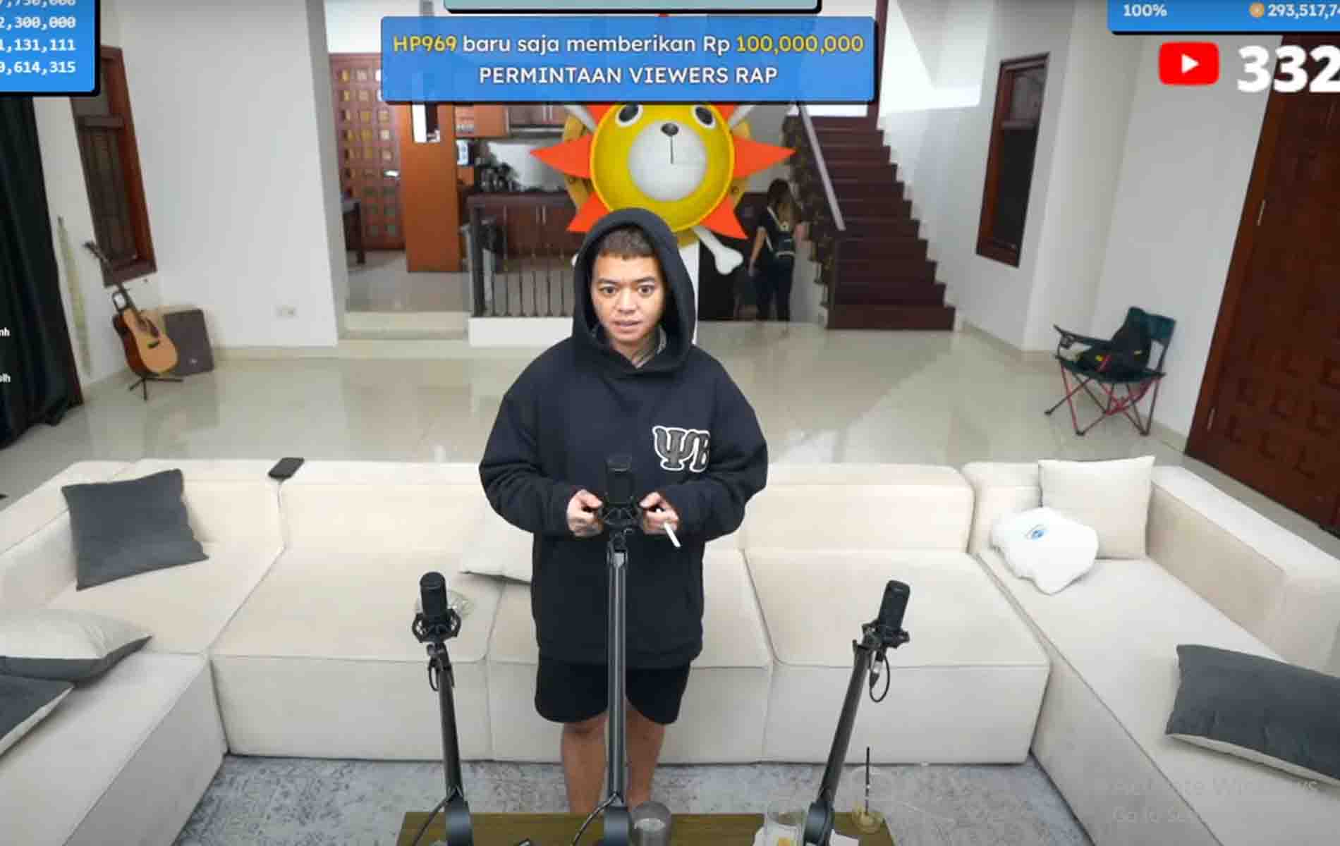 Live Streaming Reza Arap di Donate 250 Juta, Oleh Siapa?