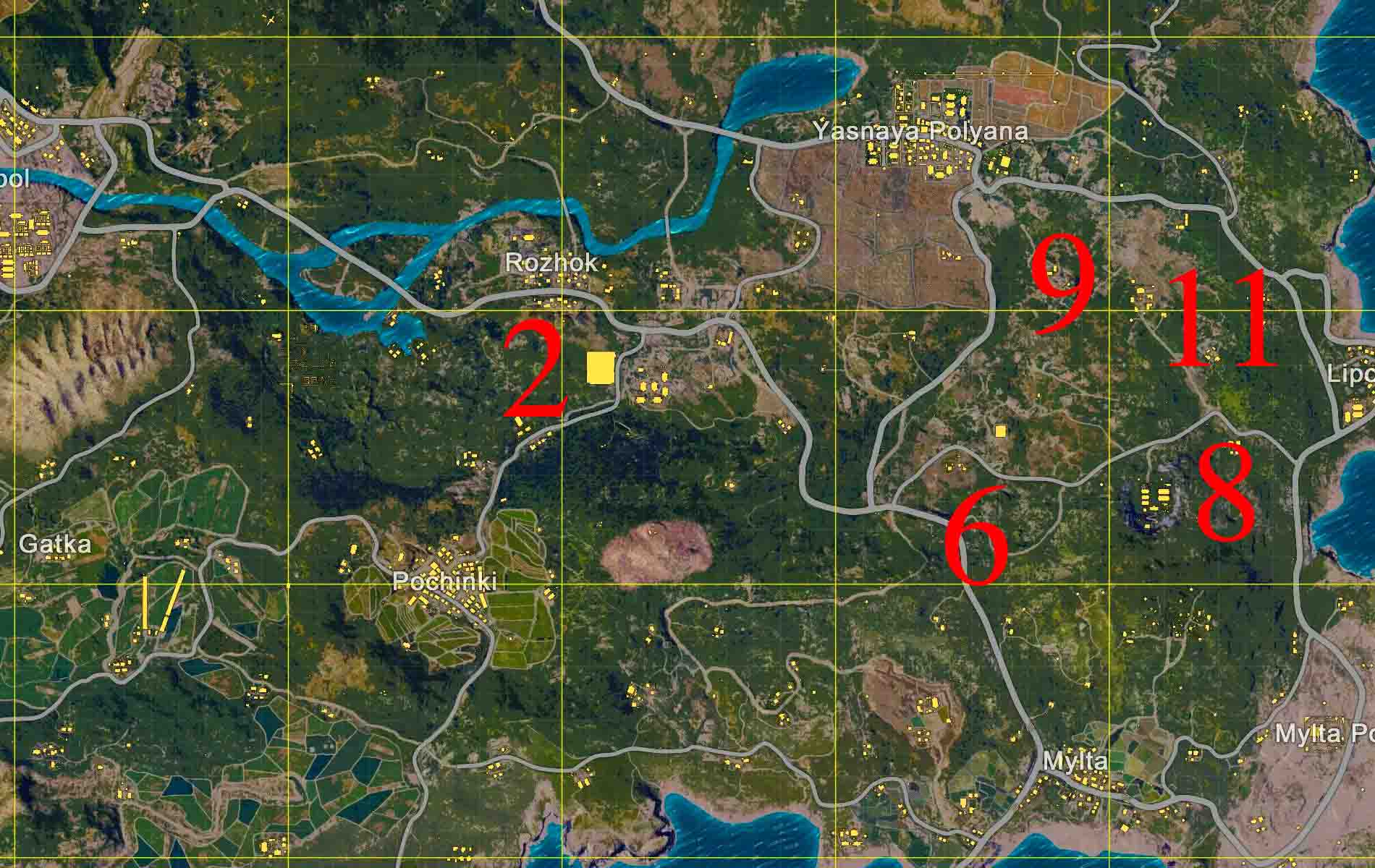 5 Lokasi Drop Terbaik di Map Erangel PUBG Mobile 2025