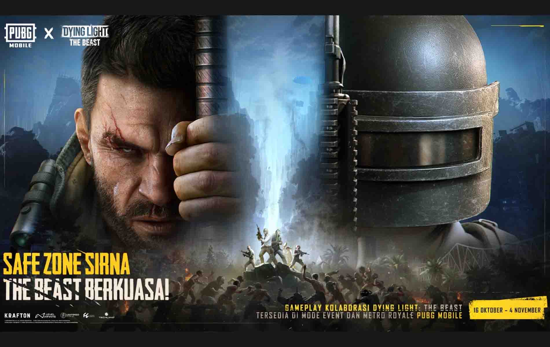 Monster Telah Lepas! Kolaborasi PUBG Mobile x Dying Light: The Beast Resmi Dimulai