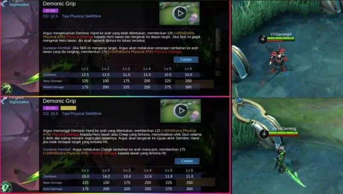 Penjelasan Seluruh Revamp Skill Argus Mobile Legends (ML) | SPIN