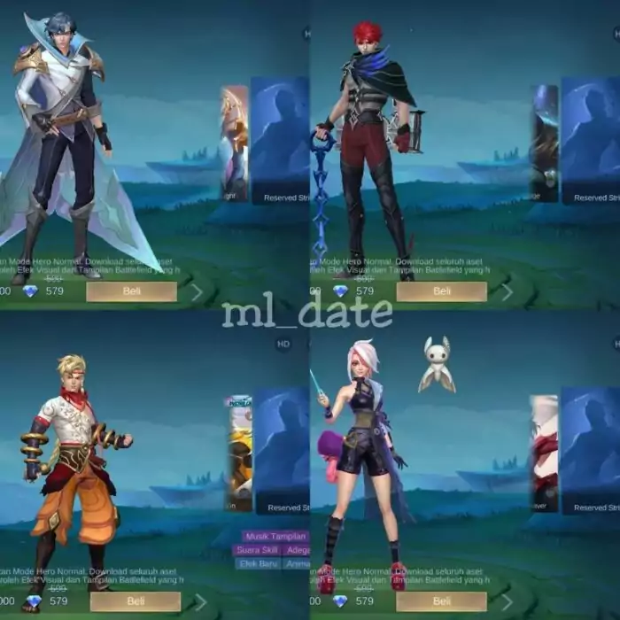 4 Hero Ini Dapatkan Skin MLBB x Jujutsu Kaisen, Wajib Catat!